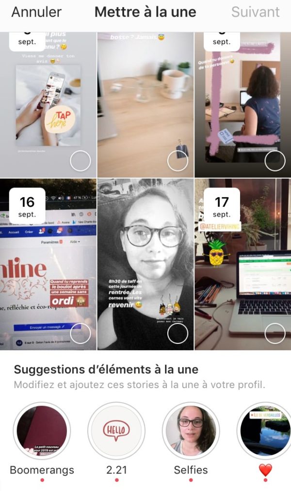 Stories à la une sur Instagram : comment les utiliser ? - Clémentine Lavote